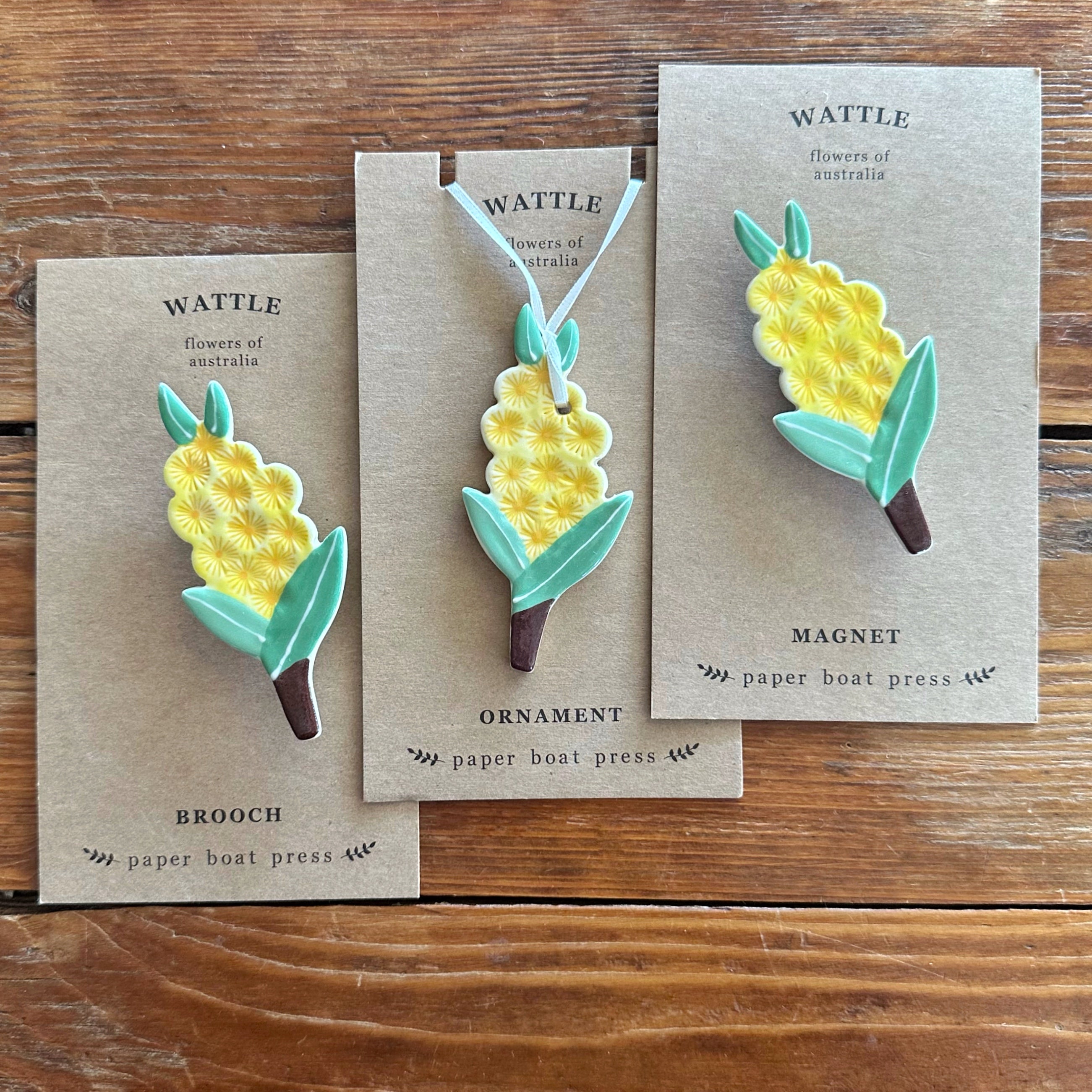 native flowers of Australia - wattle – paper boat press