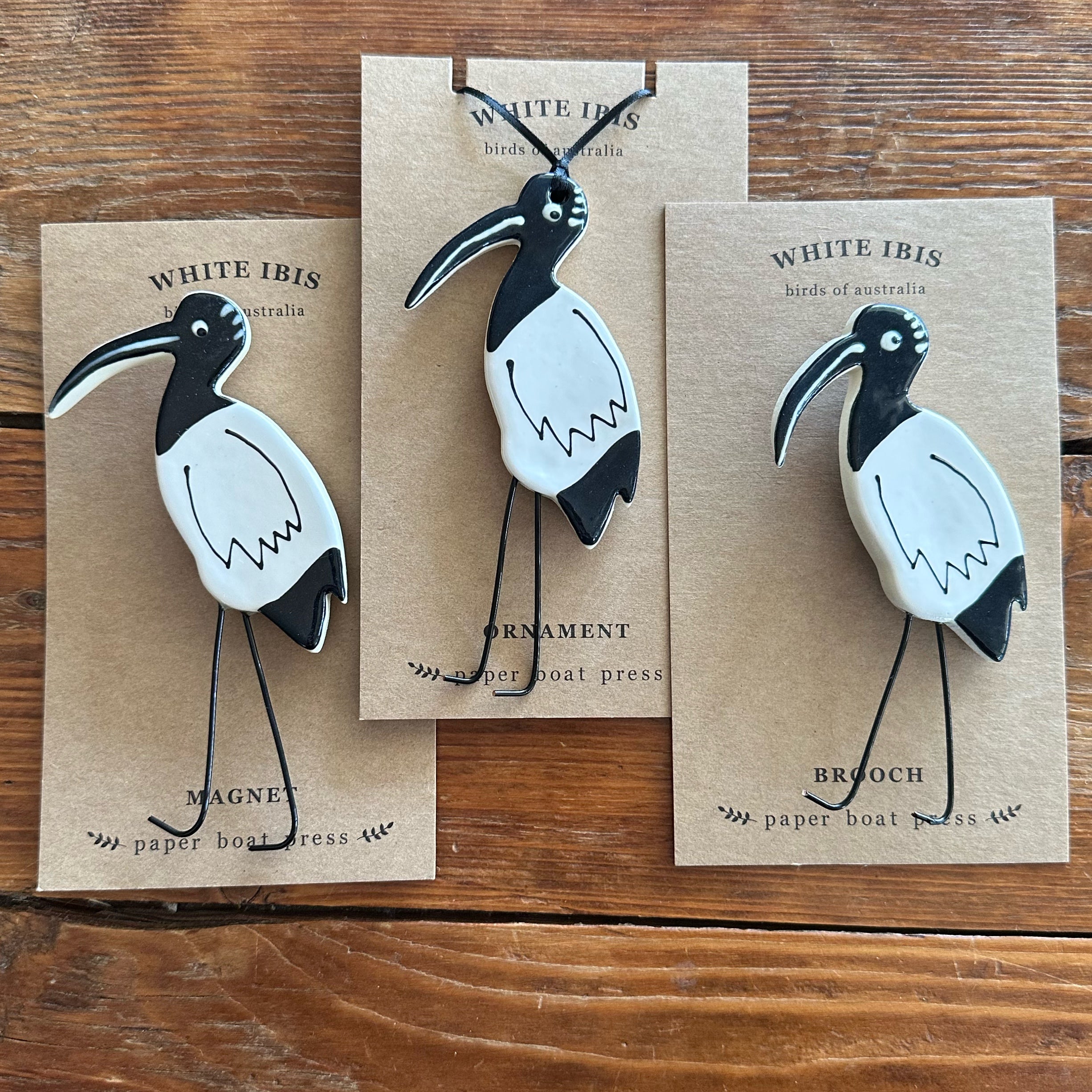 white ibis – paper boat press